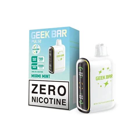 Geek Bar Pulse Zero Nicotine Disposable Vape 0 15000 Puffs Miami