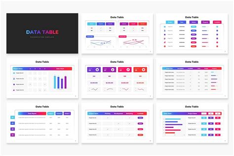 Data Table Comparison Incl Table And Visual Envato In 2025 Data