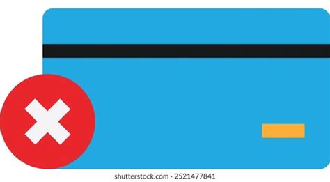 Error Payment Card Icon Vector Flat Stock Vector Royalty Free 2521477841 Shutterstock