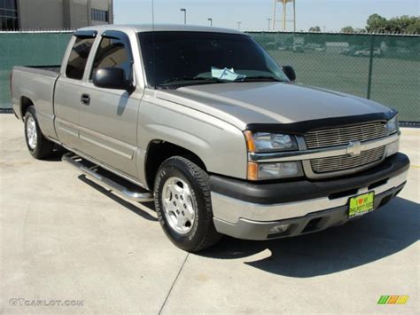 2003 Light Pewter Metallic Chevrolet Silverado 1500 Ls Extended Cab