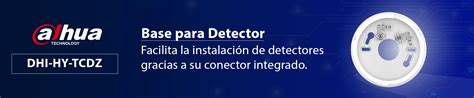 Dahua Wisualarm Dhi Hy Tcdz Base Para Detector De Humo Y Calor Con