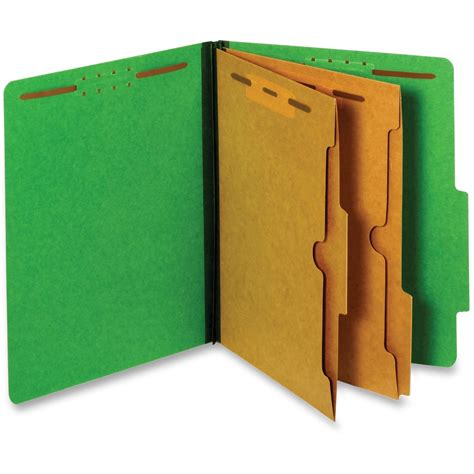 Pendaflex Pfx24083p Pocket Divider Classification Folders 10 Box