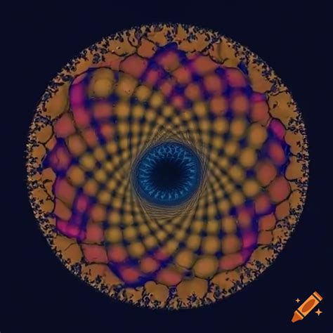 Abstract Fractal Design With Mathematical Elements On Craiyon