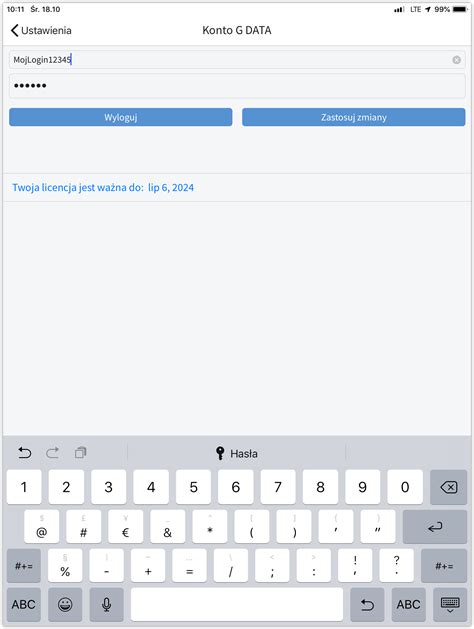 Aktywacja G Data Mobile Security Ios Danymi Dostępu Dokumentacja Online