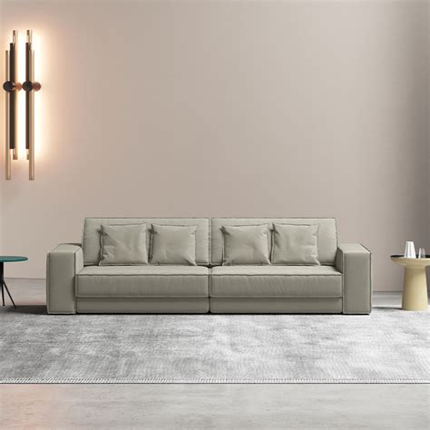 European Style Opposite Sex Corner Leather Customized Sofa Qd Casa