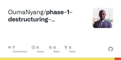 Github Oumanyangphase 1 Destructuring Assignment Solution