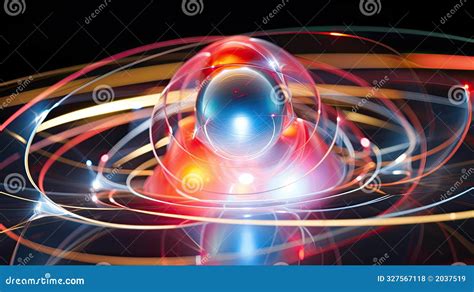 Nucleus Atom Illustration Royalty Free Cartoon