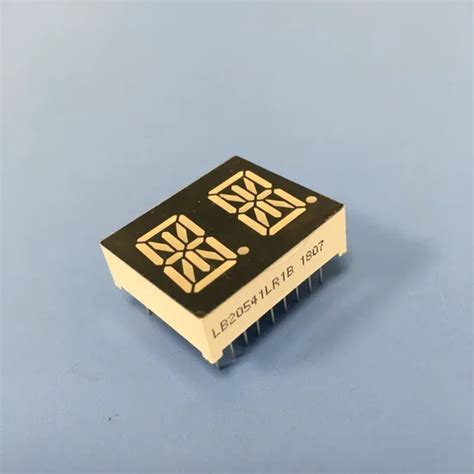 14 Segment Alphanumeric Led Display Dual Digit 054inch Common Cathode Super Red For Instrument