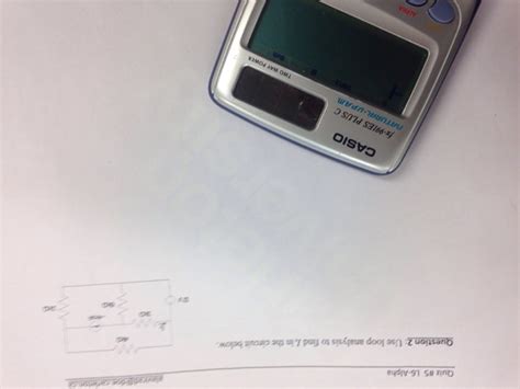 Use Loop Analysis To Find I In The Circuit Below Chegg Com