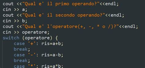 Switch Case In C Switch In C Costrutto Di Selezione