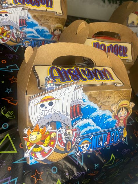 One Piece Candy Boxes Etsy
