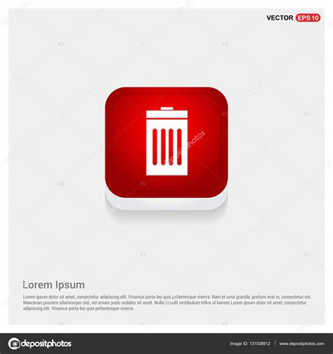 Delete Trash Icon Stock Vector Image By ©ibrandify 131538912