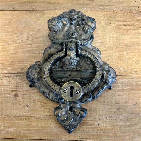 Cherub Cast Iron Door Knocker Historic House Salvage