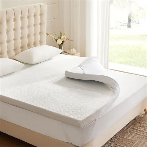 Eiayeebil 2 Inch Memory Foam Mattress Topper Queen Bed
