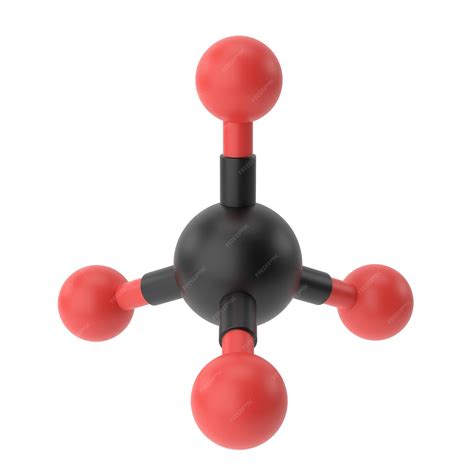 Premium Photo Ch4 Methane Chemical Formula 3d Chemical Structure 3d