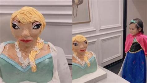 La Imperdible Reacción De Una Nena Al Ver Su Torta De ¿frozen Tn