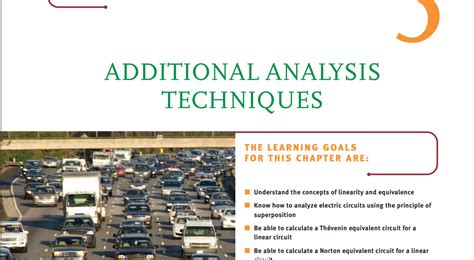 Chapter 5 Additional Analysis Techniques