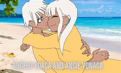 Angelo Yonaga And Angie Yonaga At The Beach Rdanganronpa