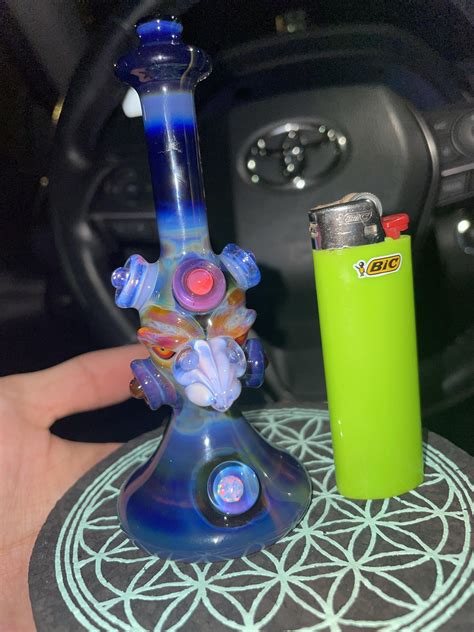 2️⃣9️⃣9️⃣ Creep Glass Deppes Darkness Mini Bird Tube 10mm R Glasssales