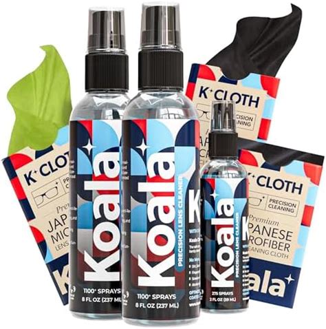 Koala Eyeglass Lens Cleaner Spray Kit American Made 18 Ounces 3