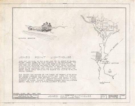 Blueprint Habs Va7 Alexv2 Sheet 1 Of 6 Jones Point Lighthouse