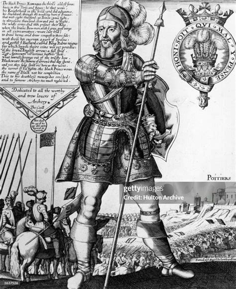 Edward The Black Prince The Eldest Son Of King Edward Iii At