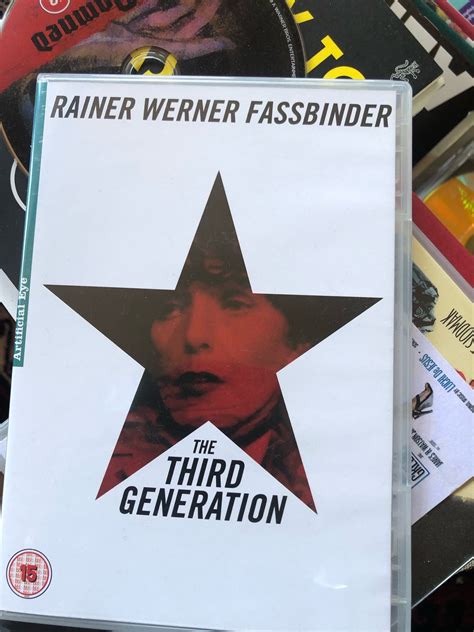 The Third Generation Die Dritte Generation Rainer Werner Fassbinder West Germany 1979