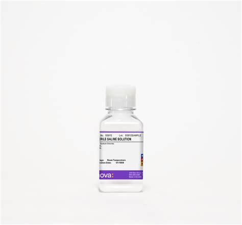 Sterile Saline Solution 250ml Sterile Bioquote