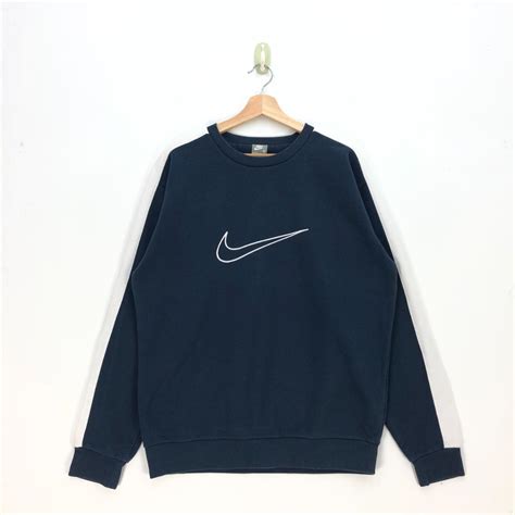Vintage Nike Swoosh Sweater Nike Sweatshirt Depop