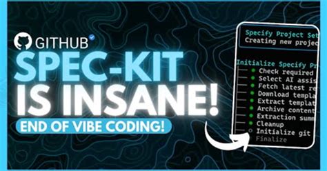 Spec Kit Githubs New Tool Ends Vibe Coding 100x Better Than Vibe Coding Full Tutorial