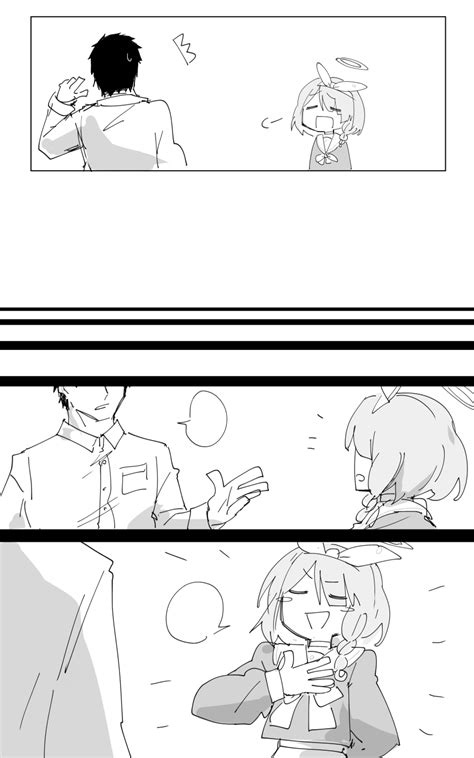 Sensei And Arona Blue Archive Drawn By Kankan Danbooru