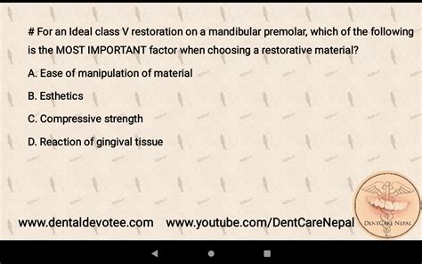 Dentosphere World Of Dentistry Ideal Class V Restoration