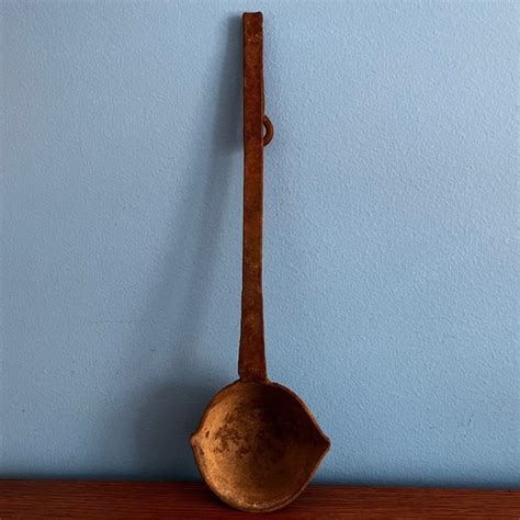 Antique Cast Iron Ladle Etsy