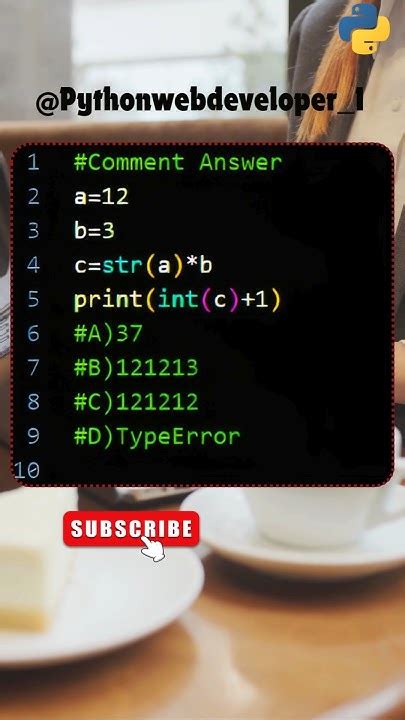 Python Mcq Comment Answer Shorts Short Trending Python