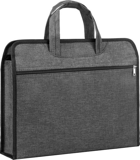 Document Bag Oxford Waterproof Book Bag For School A4 Zipper File Bags