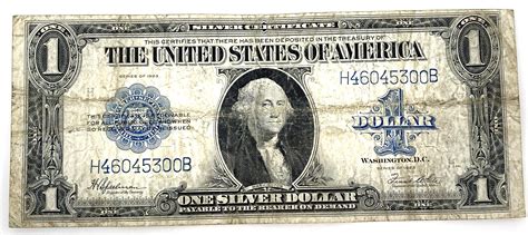 Lot 1923 Large 1 Dollar Silver Certificate
