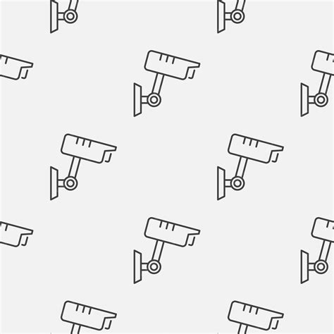 Premium Vector Cctv Video Security Cameras Simple Seamless Pattern