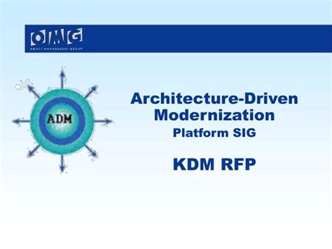 Ppt Architecture Driven Modernization Platform Sig Kdm Rfp Powerpoint Presentation Id9622272