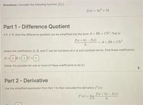 Answered Directions Consider The Following Function F X F X 3x 10 Kunduz