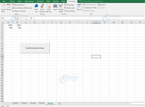 Excel Vba Arrays Dataflair
