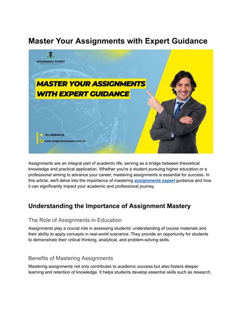 ppt master your assignments with expert guidance powerpoint presentation id 12950369