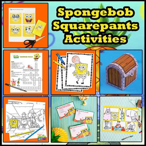 Splash Into Fun With These Spongebob Activity Sheets Skgaleana