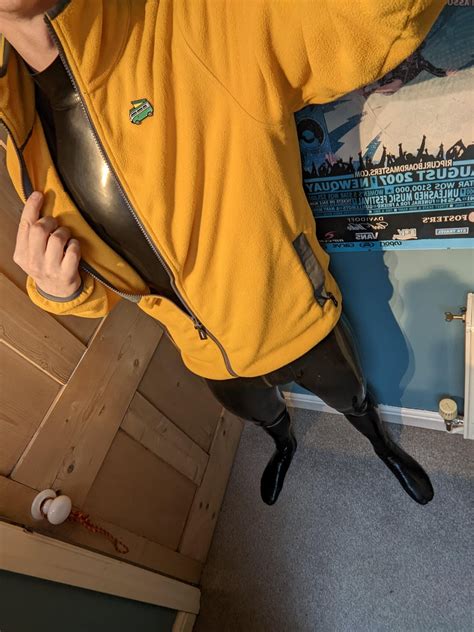 Latex Under A Warm Fleece R Latexunderclothes