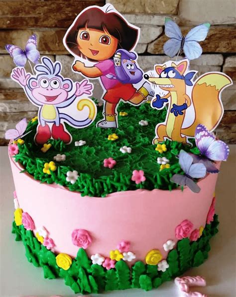 Dora The Explorer Birthday Cake Ideas Images Pictures