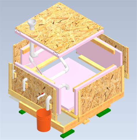 Poly Panel Household Digester With Stand And Bucket The Complete