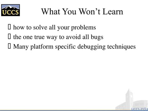 ppt debugging how i learned to stop hacking and love my tools