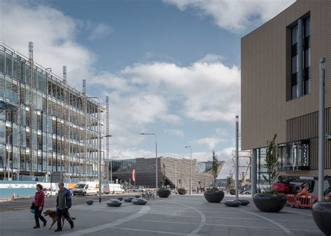 Kengo Kumas Vanda Dundee Photographed At Sunrise And Sundown