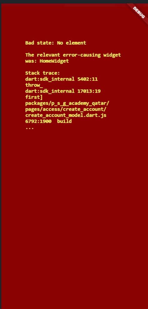 bug while testing