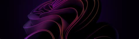 Windows 11 Wallpaper 4k Purple Abstract Dark Background