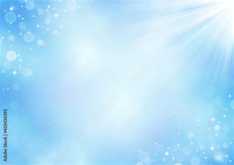 水の輝きと日差し 夏のイメージ 背景イラスト素材（青） Stock イラスト Adobe Stock